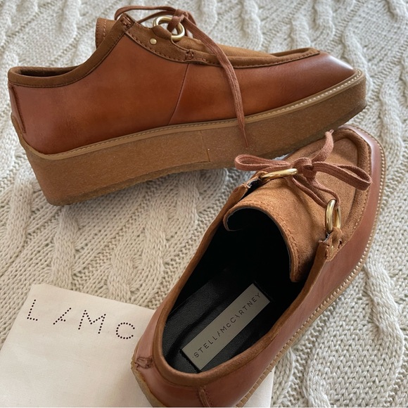 Stella McCartney | Shoes | New Stella Mccartney Brown Faux Suede And ...